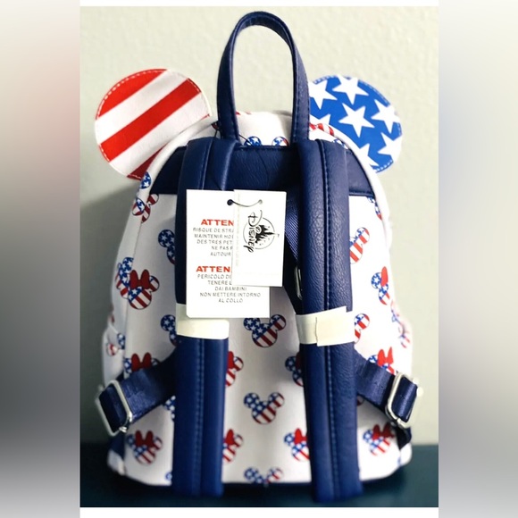 Loungefly | Bags | Nwt Disney Loungefly Stars Stripes American Flag ...